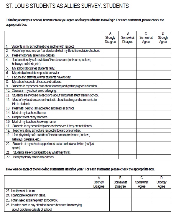 13 Free High School Career Survey Samples Printable Samples 13 Free High School Career Survey Samples Printable Samples