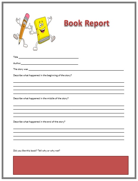 13 Free Sample Book Report Templates - Printable Samples