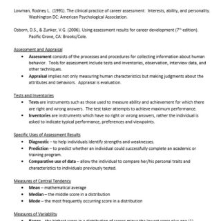 9 Free Sample Career Assessment Survey - Printable Samples