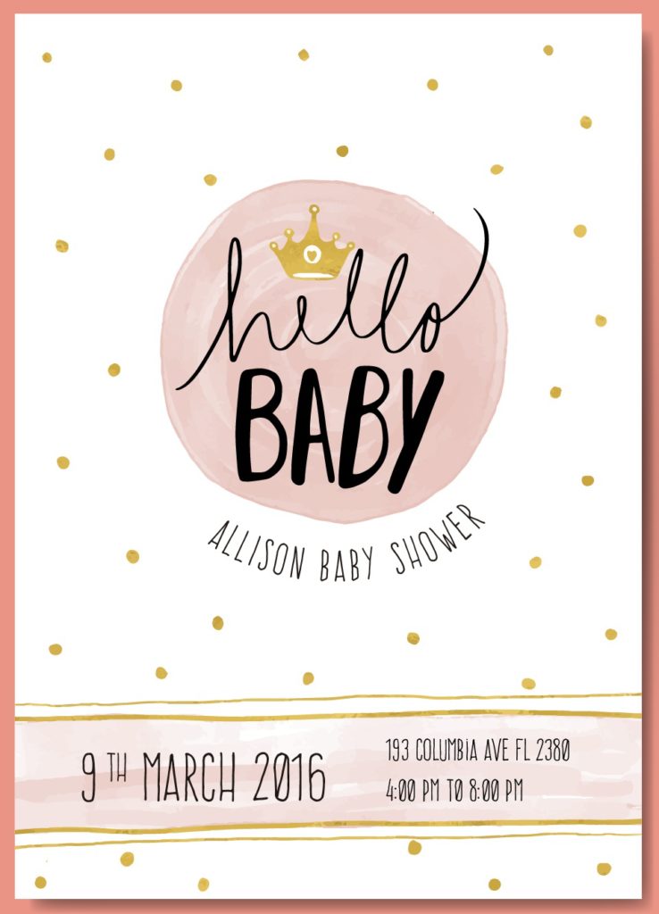 Baby Shower Invitation Designs & Templates - Printable Samples