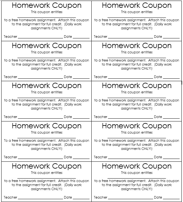 13 Free Sample Kids Discount Coupon Templates - Printable Samples