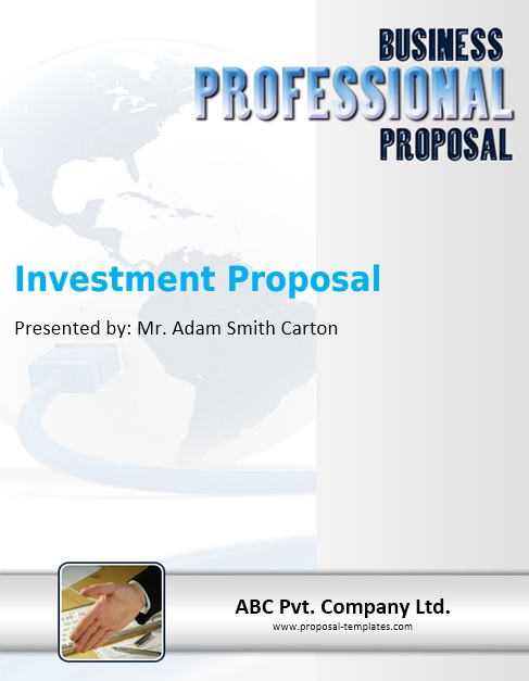 13 Free Sample Investment Proposal Templates - Printable Samples