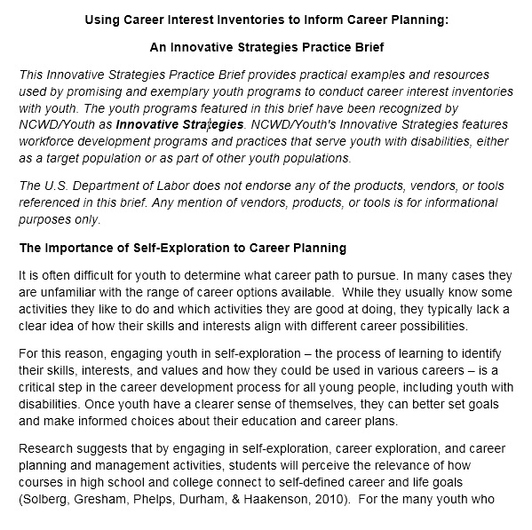 9 Free Sample Career Assessment Survey - Printable Samples