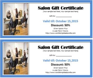 8 Free Sample Prize Voucher Templates - Printable Samples