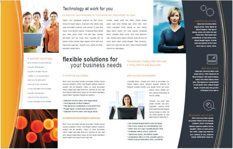 8 Free Sample Electronics Brochure Templates in MS Word and PSD