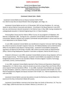 12 Free Sample Biography Report Templates - Printable Samples