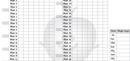 11 Free Sample Workout Log Templates - Printable Samples