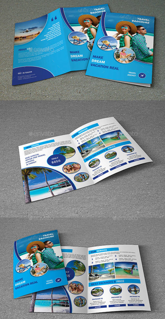 Editable Travel Brochure Designs & Templates - Printable Samples