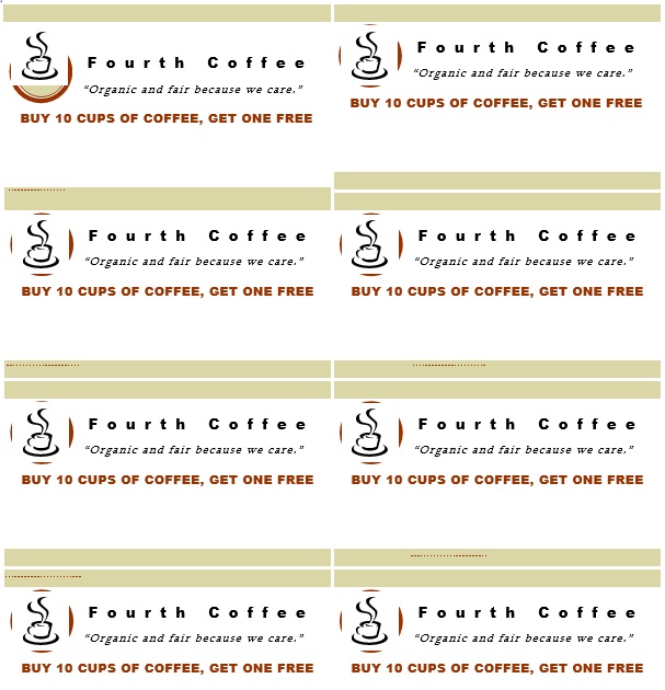 14 Free Sample Breakfast Voucher Templates - Printable Samples