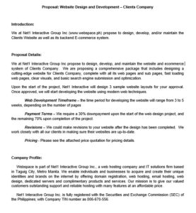 Web Design Estimate Evaluation Forms - Printable Samples