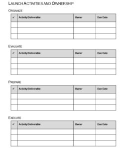 Product Schedule/Planner Templates - Printable Samples