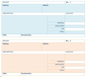7 Free Sample Transfer Receipt Templates - Printable Samples