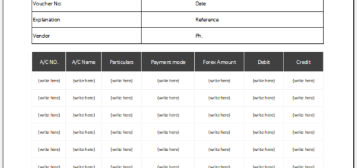 8 Free Sample Cash Voucher Templates - Printable Samples
