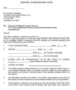 Real Estate Proposal Examples & Templates - Printable Samples