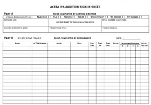 Conference Sign In Sheet Templates - Printable Samples
