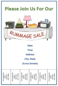 8 Free Sample Tear Off Flyer Templates - Printable Samples