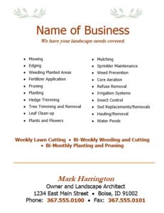 8 Free Sample Tear Off Flyer Templates - Printable Samples