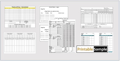 9 Free Sample Bridgett Score Sheet Templates - Printable Samples