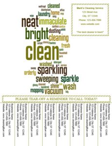 8 Free Sample Tear Off Flyer Templates - Printable Samples