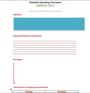 40 Free Standard Operating Procedures (SOP) Templates - Printable Samples