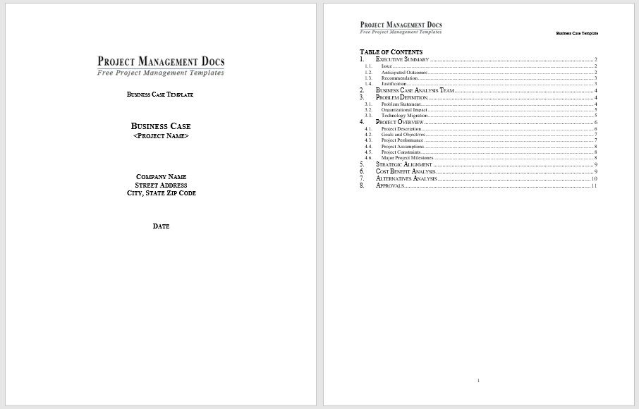 30+ Free Business Case Templates - Printable Samples