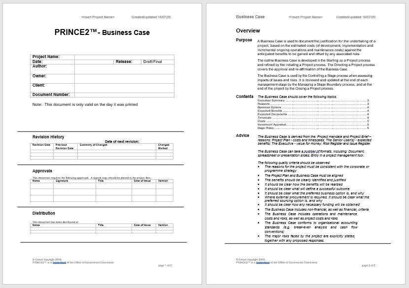 30+ Free Business Case Templates - Printable Samples