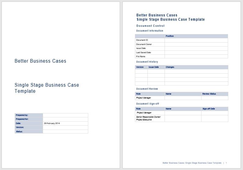 30+ Free Business Case Templates - Printable Samples