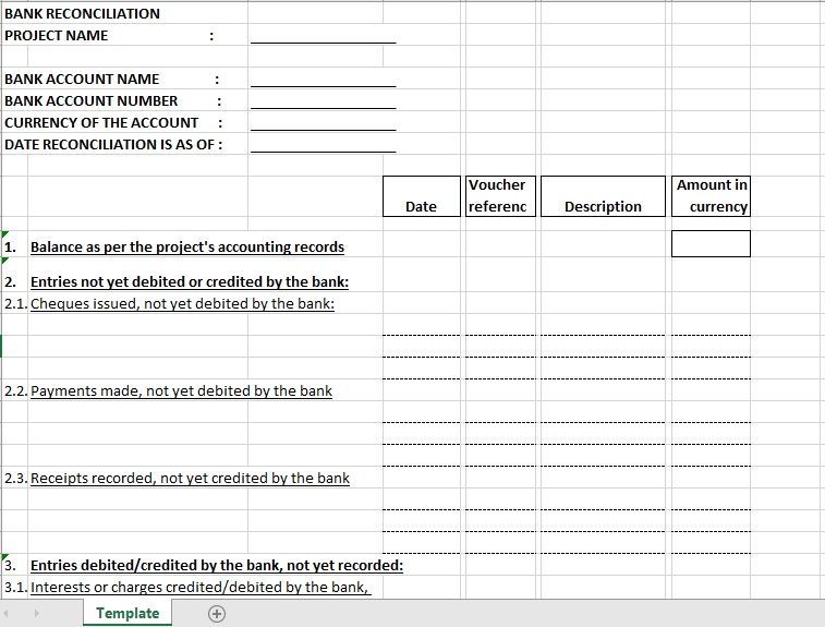 20+ Free Bank Reconciliation Sheet Templates - Printable Samples