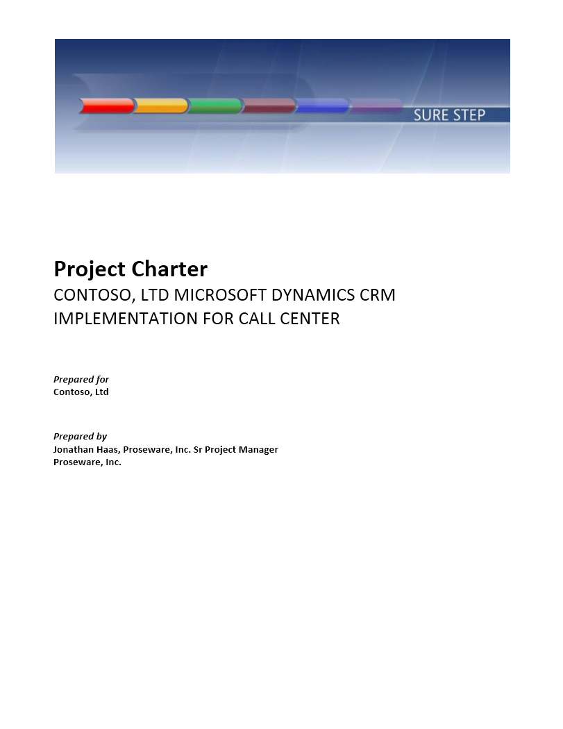 25 Free Project Charter Templates - Printable Samples