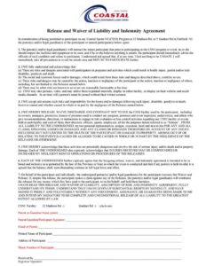 36 Free Release of Liability Forms - Printable Samples