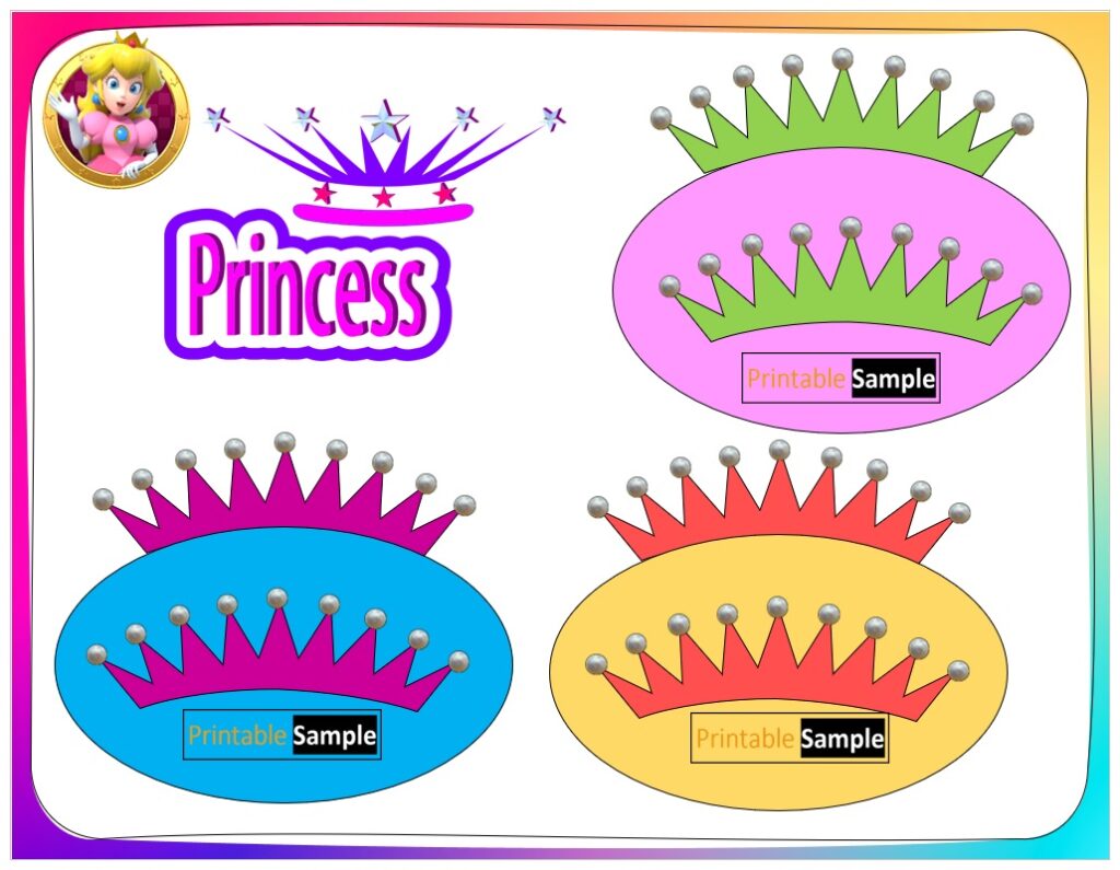 10 Free Paper Crown Templates - Printable Samples