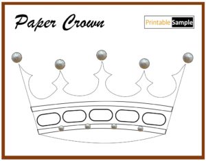 10 Free Paper Crown Templates - Printable Samples