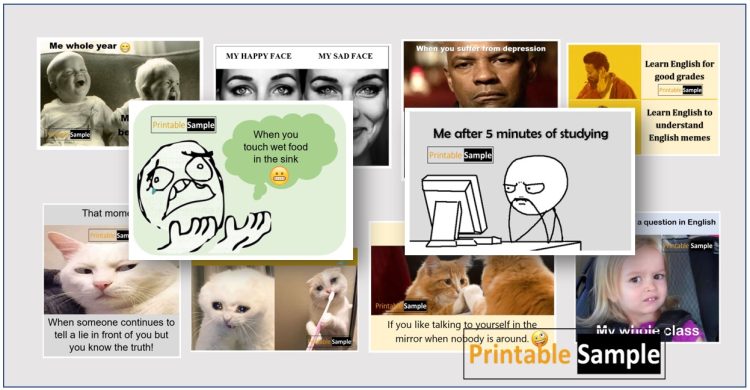 Free Editable Meme Templates - Printable Samples