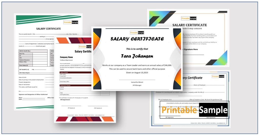 Employment Certificate Template 13 - Printable Samples