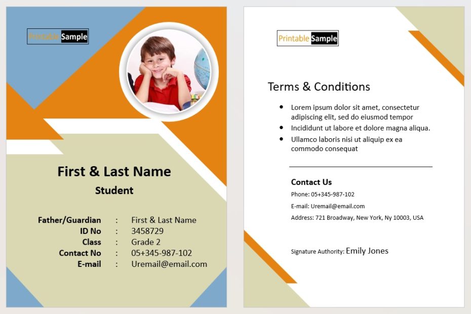 ID Card Designs & Templates