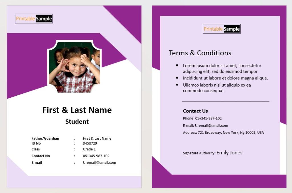 ID Card Designs & Templates