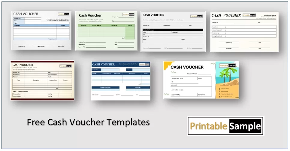Editable Petty Cash Voucher Templates (Word, Excel & PDF)